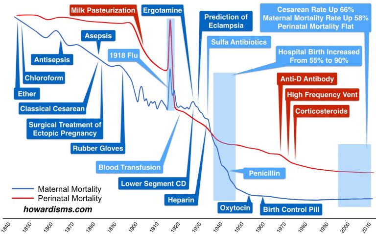 Historic Decline in Maternal Mortality